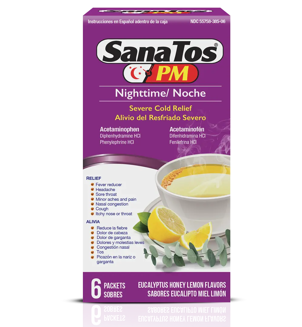 Sanatos PM Té Nocturno - Dile adios a la tos con SANATOS - PHARMADEL
